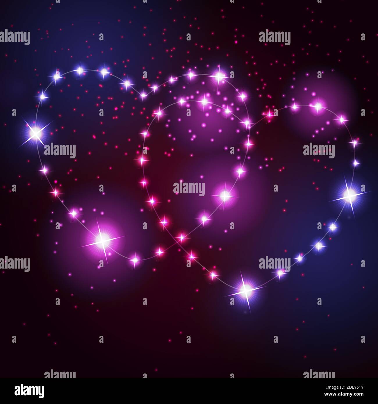 Two blue stars merging hi-res stock photography and images - Alamy