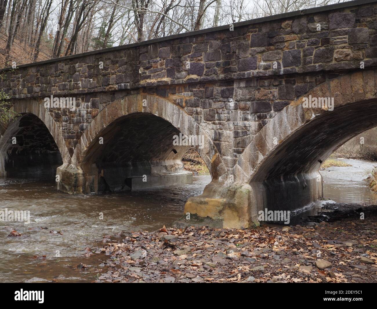 The bridge was built in the early 1800s over the stream Stock Photo - Alamy