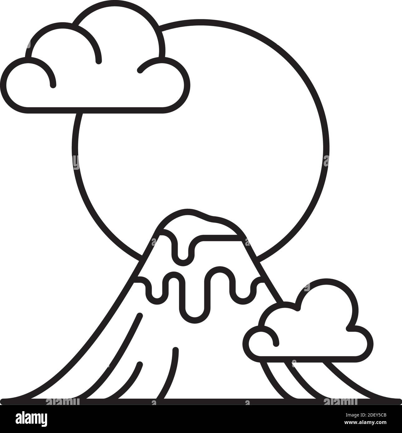 Mount sun Stock Vector Images - Alamy