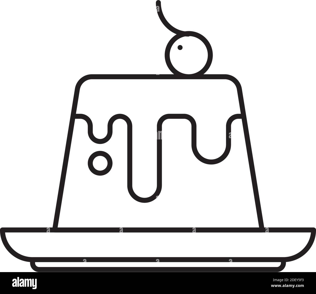 Pudding Stock Vector Images - Alamy