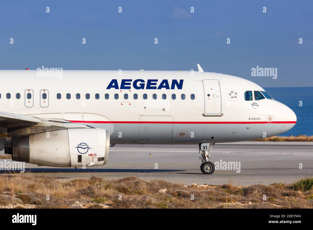 Heraklion, Greece - September 15, 2018: Aegean Airlines Airbus A320 ...