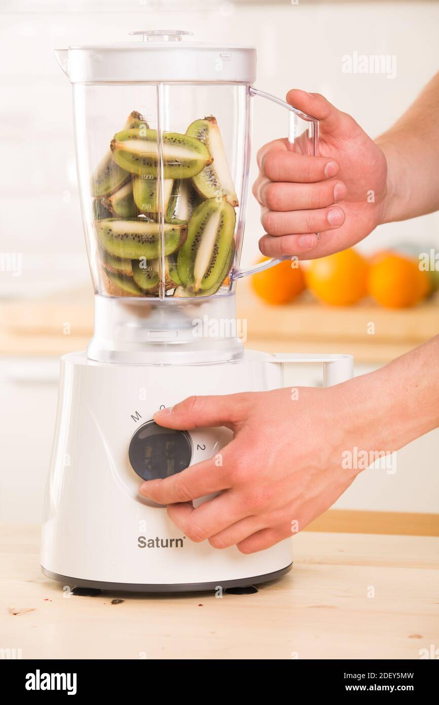 Blender nutrition man in hi-res stock photography and images - Alamy