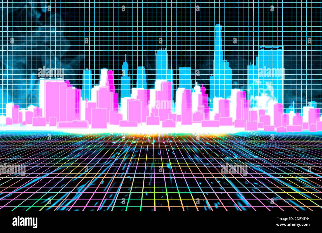 Computer generated three-dimensional matrix simulation of reality 3D ...