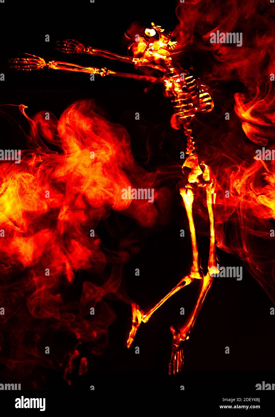 Human Body Skeleton Jumping High Resolution Stock Photography and ...