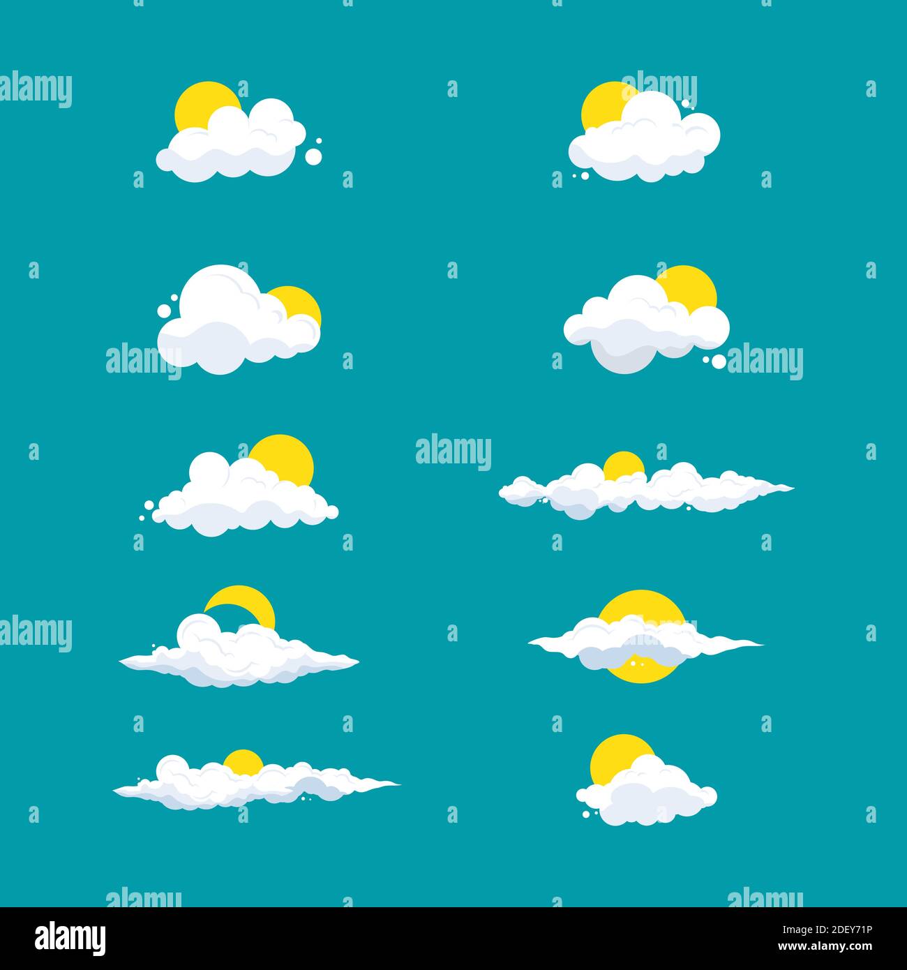 Cloud cartoon Vector design illustration Template Stock Vector Image ...