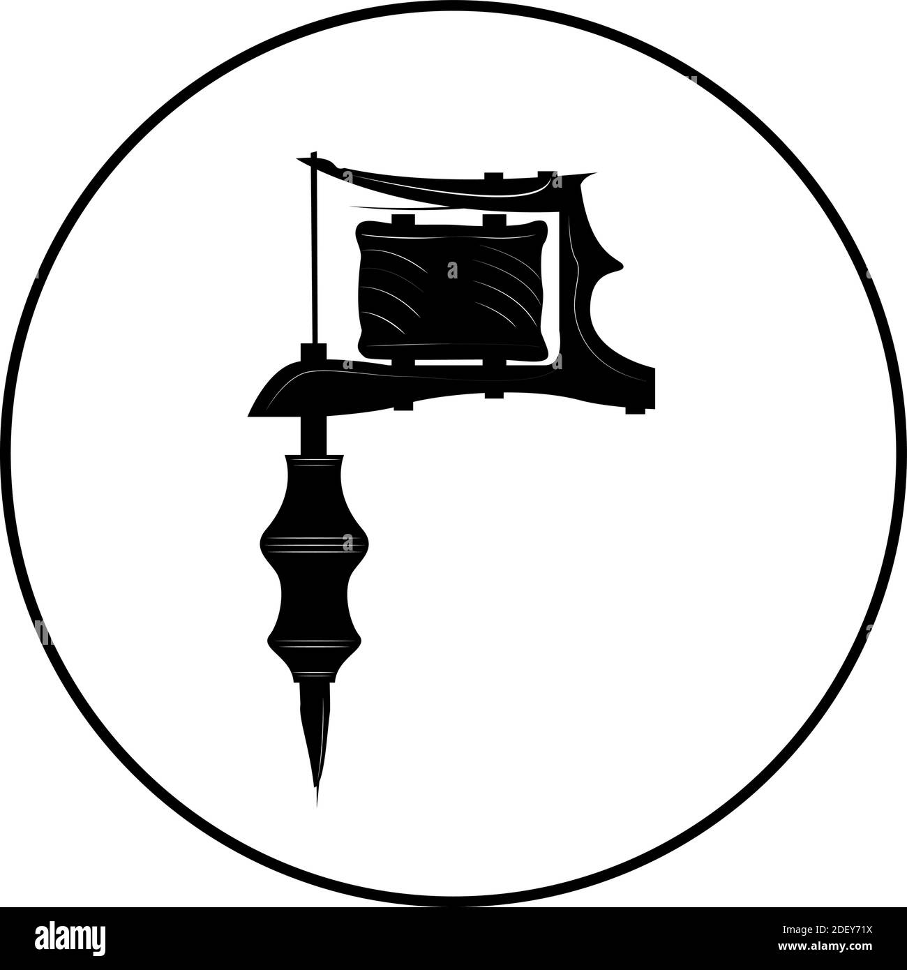 Tattooing gun Stock Vector Images - Alamy