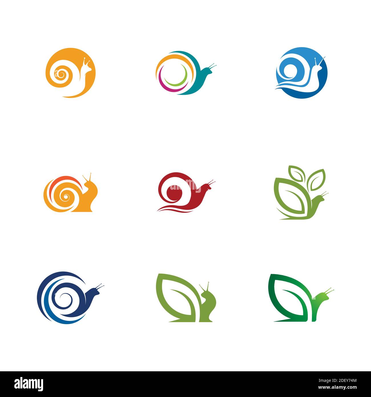 Snail Vector icon design illustration Template Stock Vector Image & Art ...