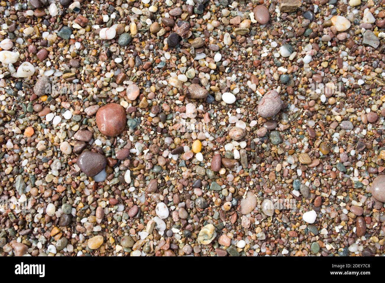 Pebbles on a West of Scotland beach Stock Photo - Alamy