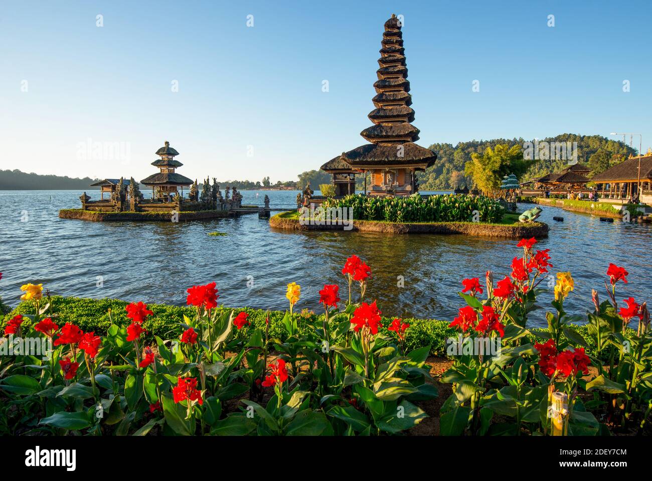 Pura Ulun Danu Bratan, Hindu temple on Bratan lake - Bali, Indonesia ...