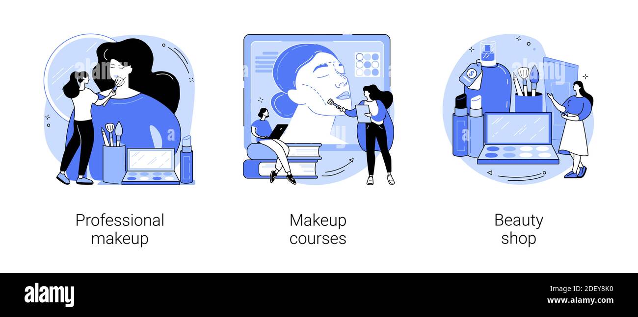 Beauty salon abstract concept vector illustrations Stock Vector Image ...