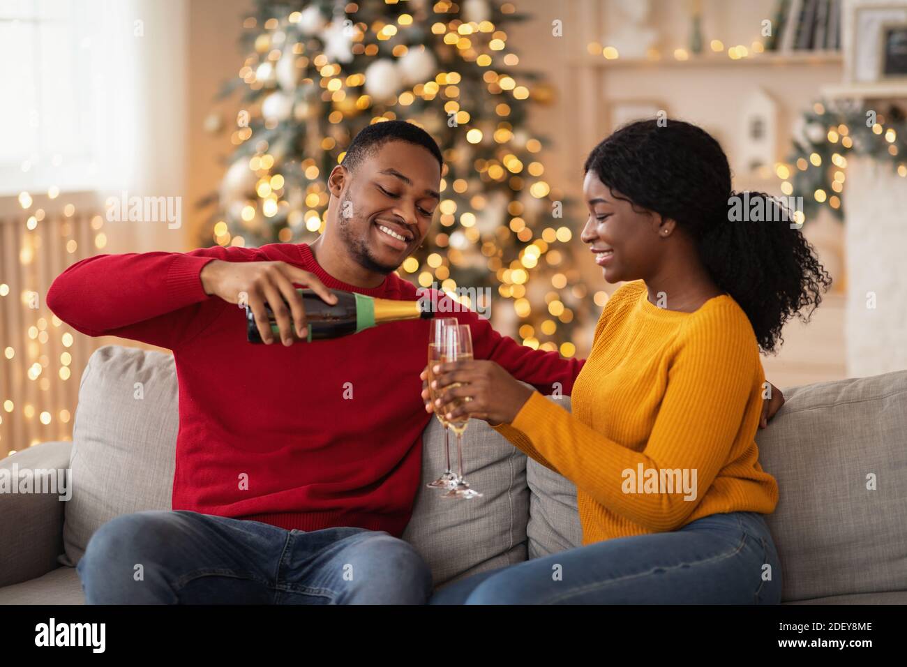Celebrate New Year together, anniversaries and Christmas Stock Photo ...