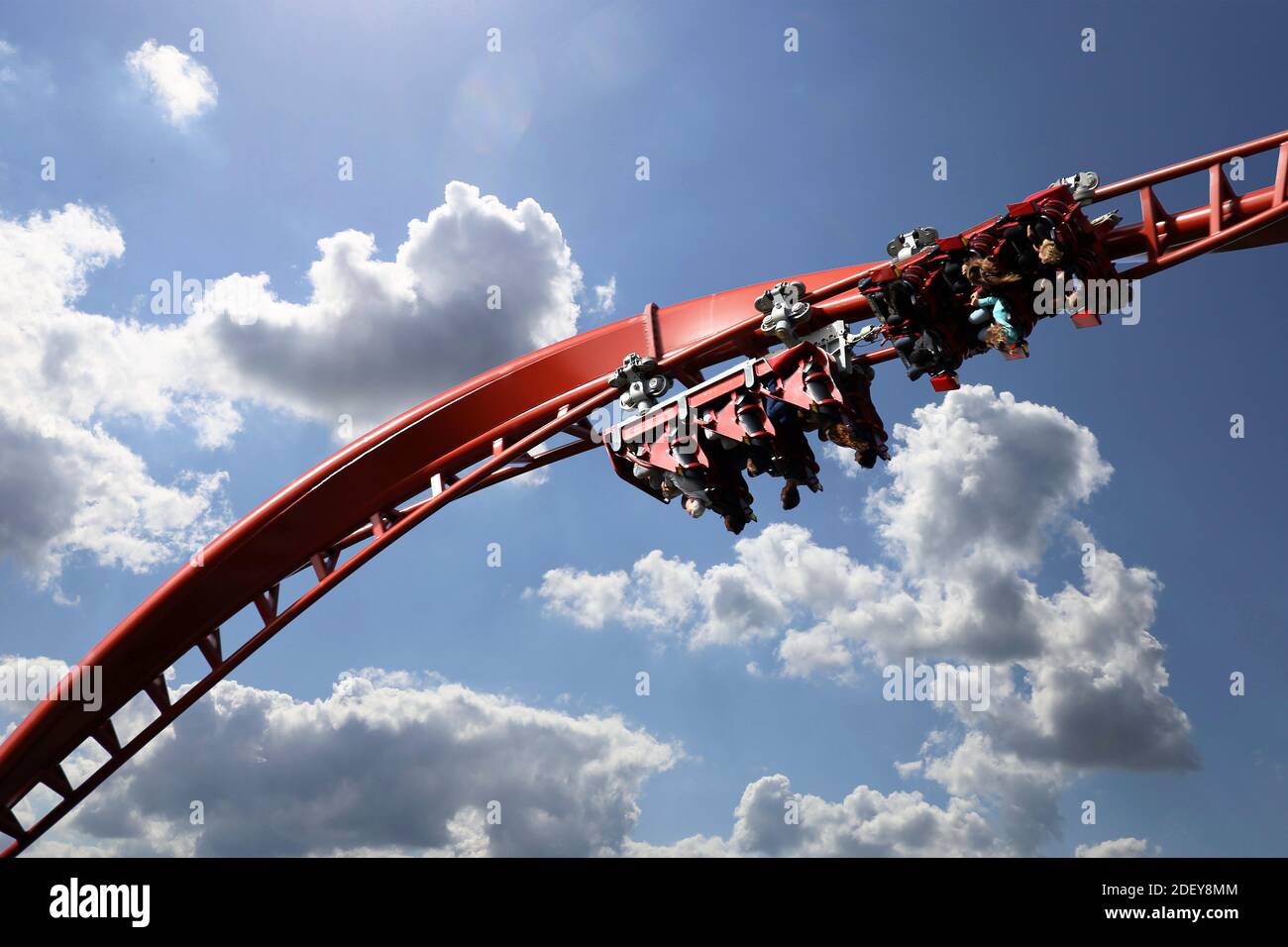 Looping roller coaster hi-res stock photography and images - Alamy