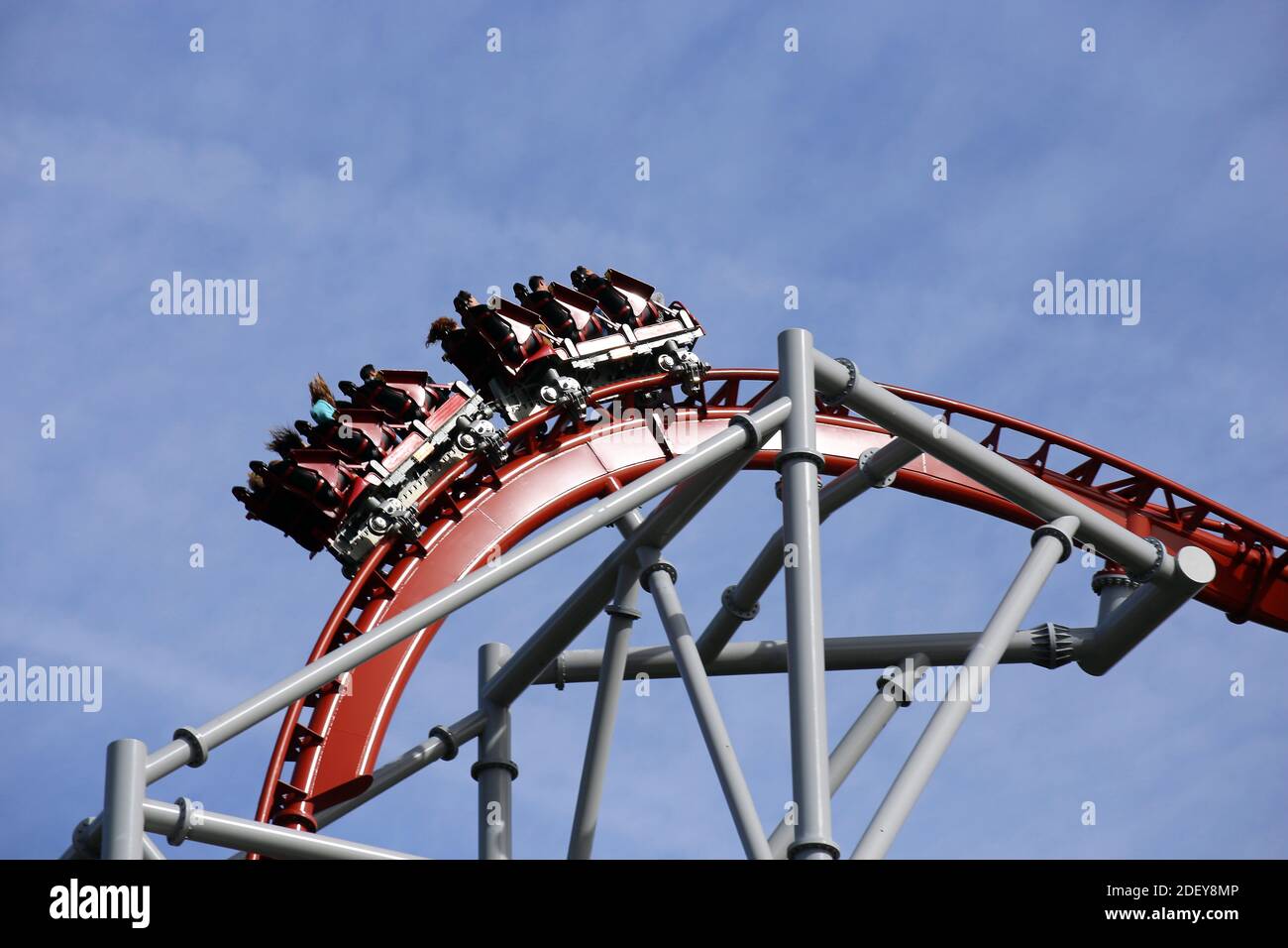 Looping roller coaster hi-res stock photography and images - Alamy