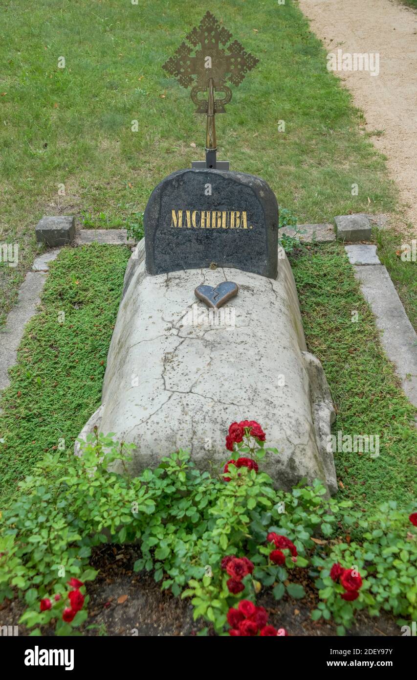 Grab Machbuba, Friedhof, Bad Muskau, Sachsen, Deutschland Stock Photo ...