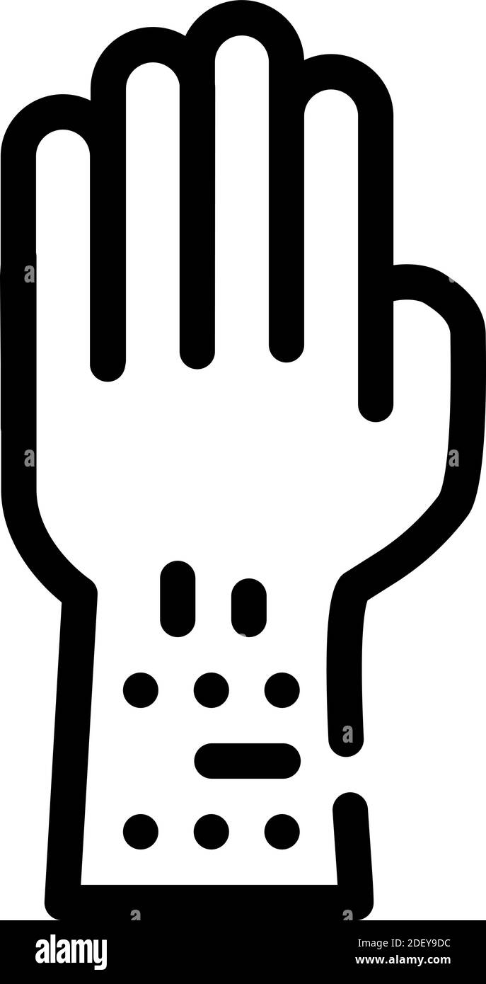 Allergic Reaction Test Line Icon Vector Illustration Stock Vector Image And Art Alamy