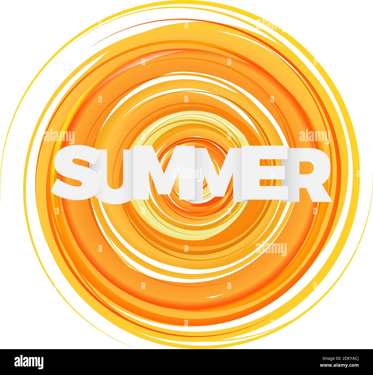 Vector icon sun with text, summer concept Stock Vector Image & Art - Alamy