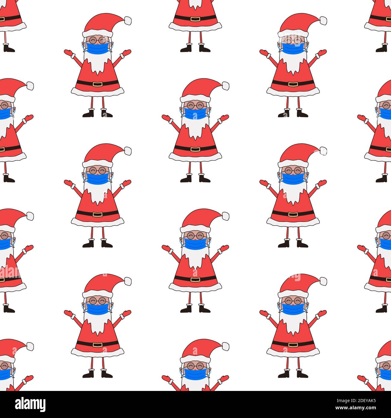 Cute winter pattern made Stock Vector Images - Alamy