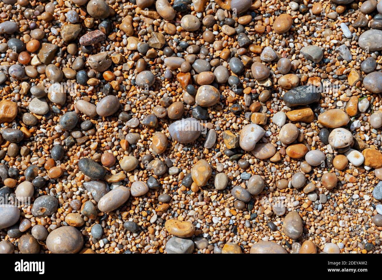 Sea beach pebble stones in sea water Stock Photo - Alamy