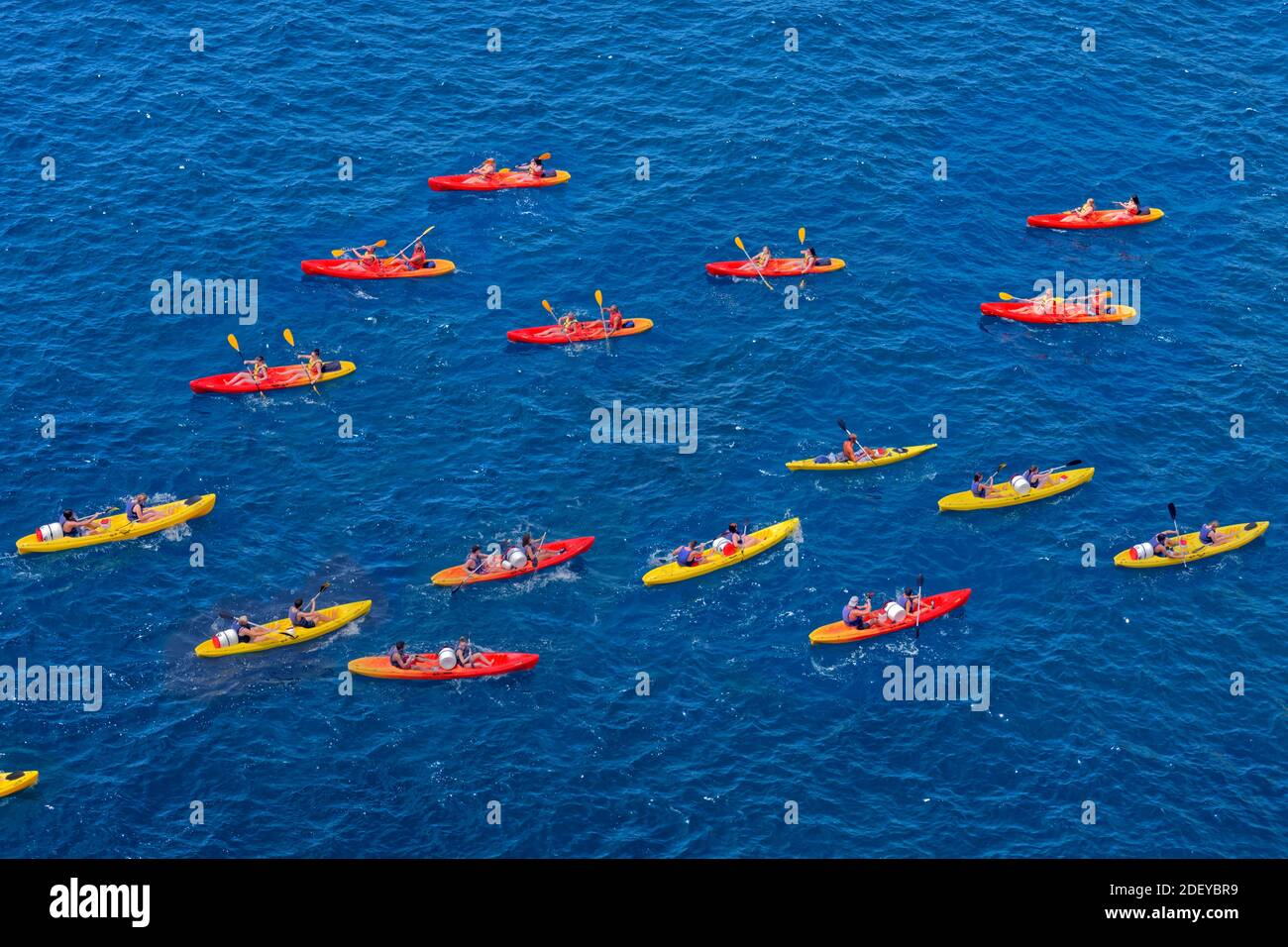 Kayak flotilla hi-res stock photography and images - Alamy