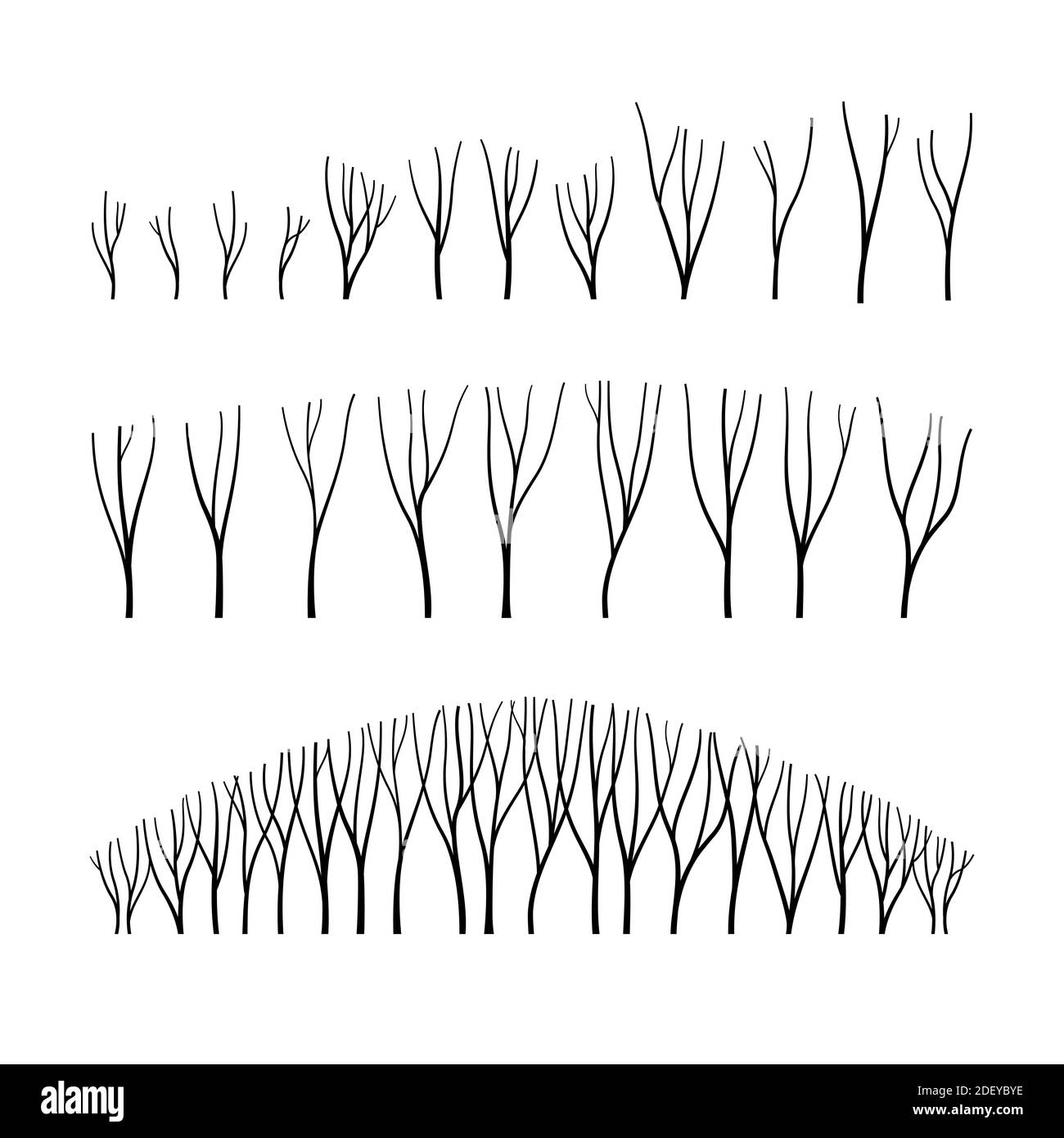 Collection of branches Stock Vector Images - Alamy