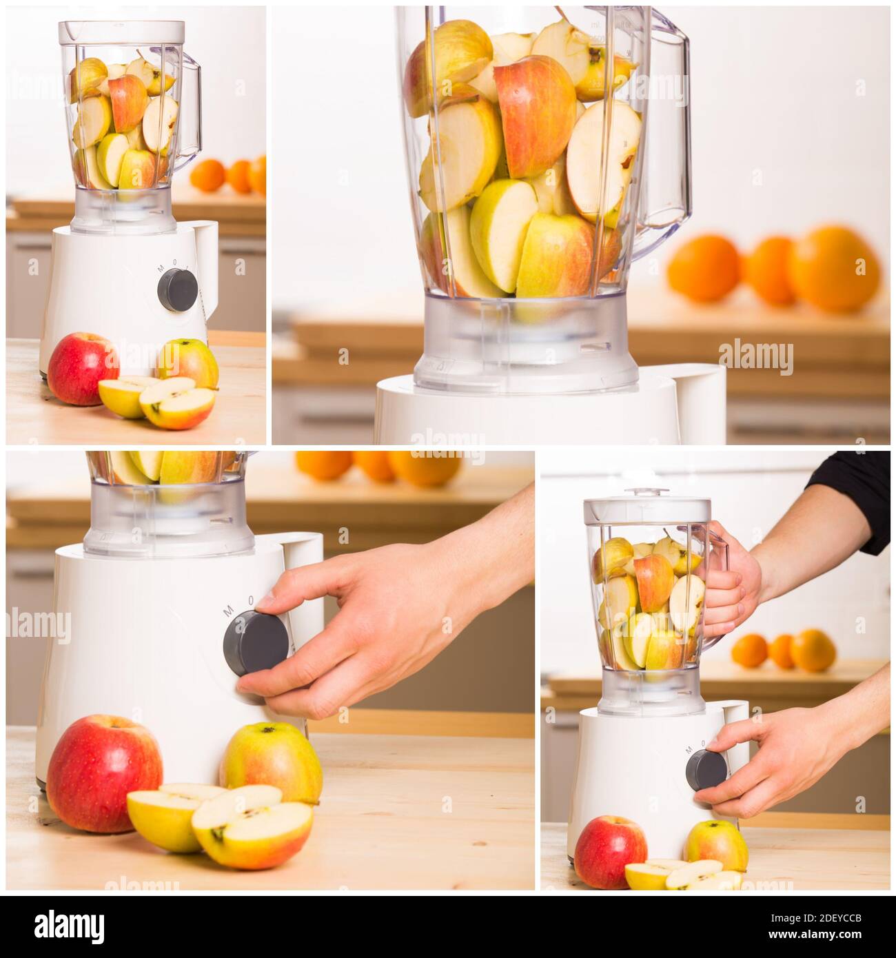 Cooking in blender Cut Out Stock Images & Pictures - Alamy