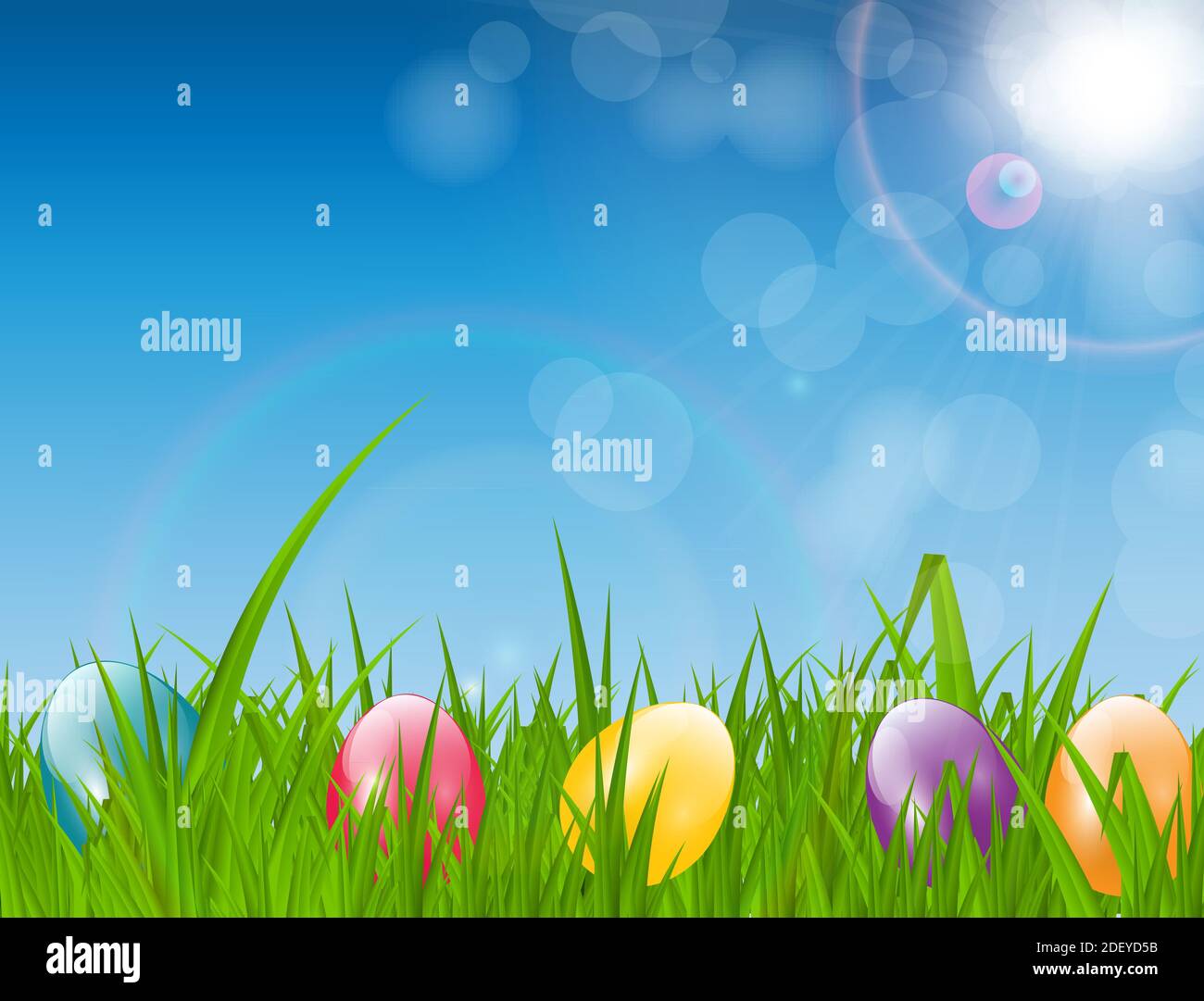 Easter Background Illustration Stock Photo - Alamy