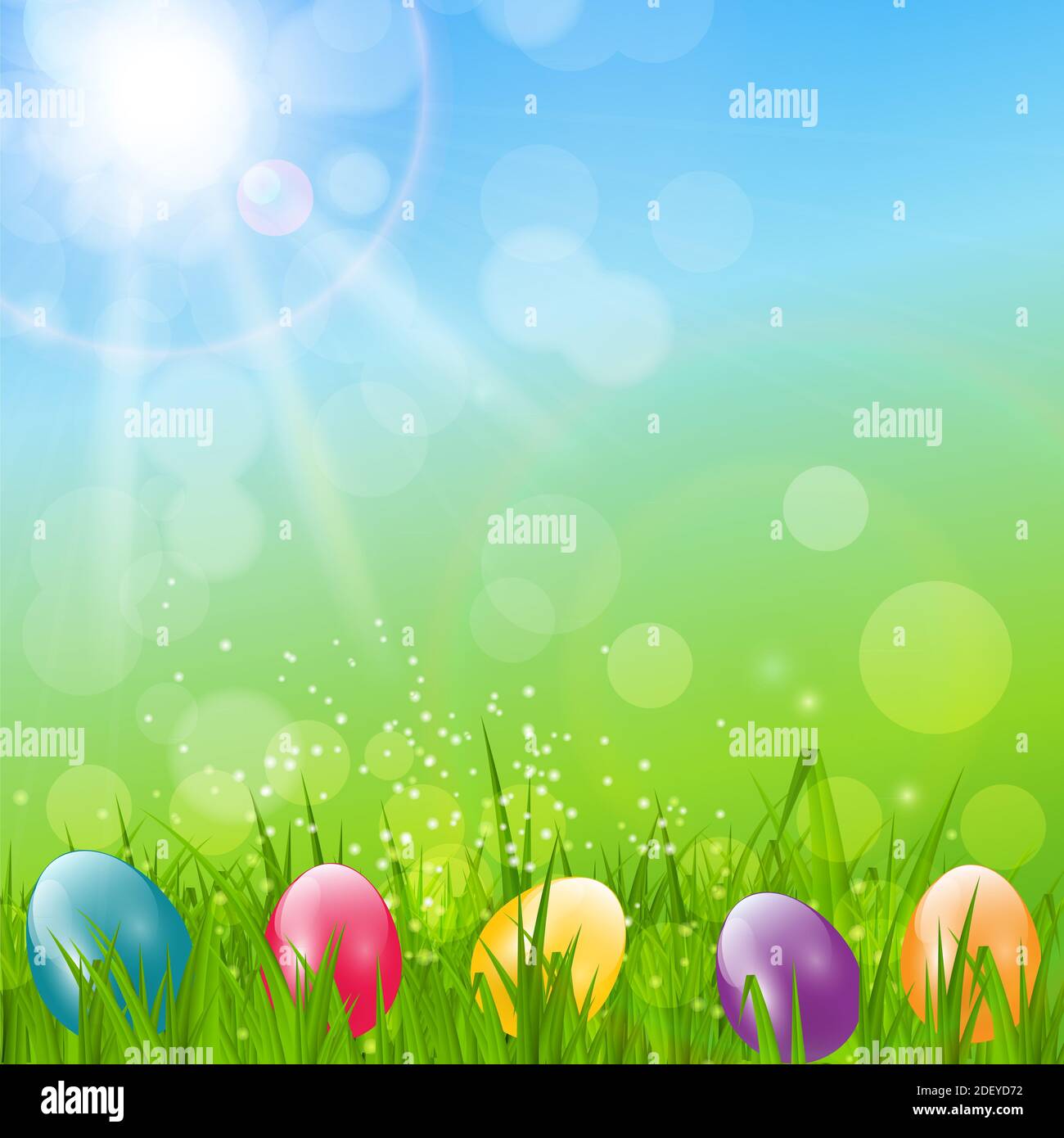 Easter Background Illustration Stock Photo - Alamy