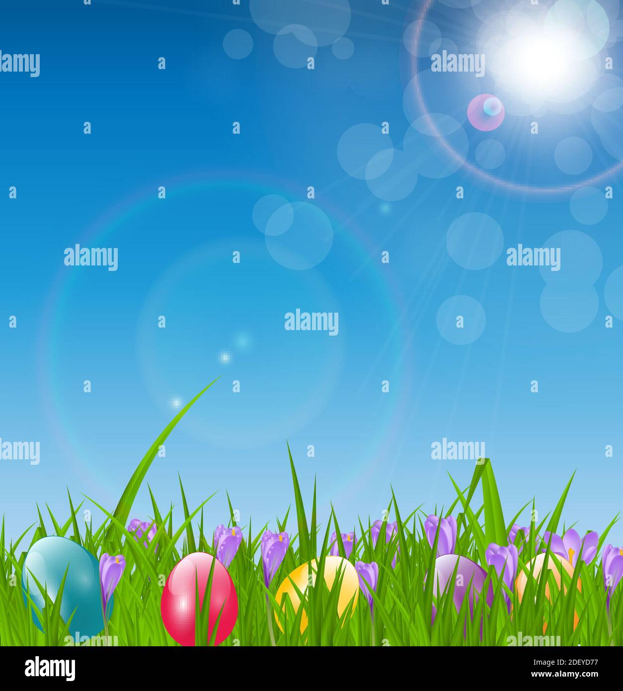 Easter Background Illustration Stock Photo - Alamy