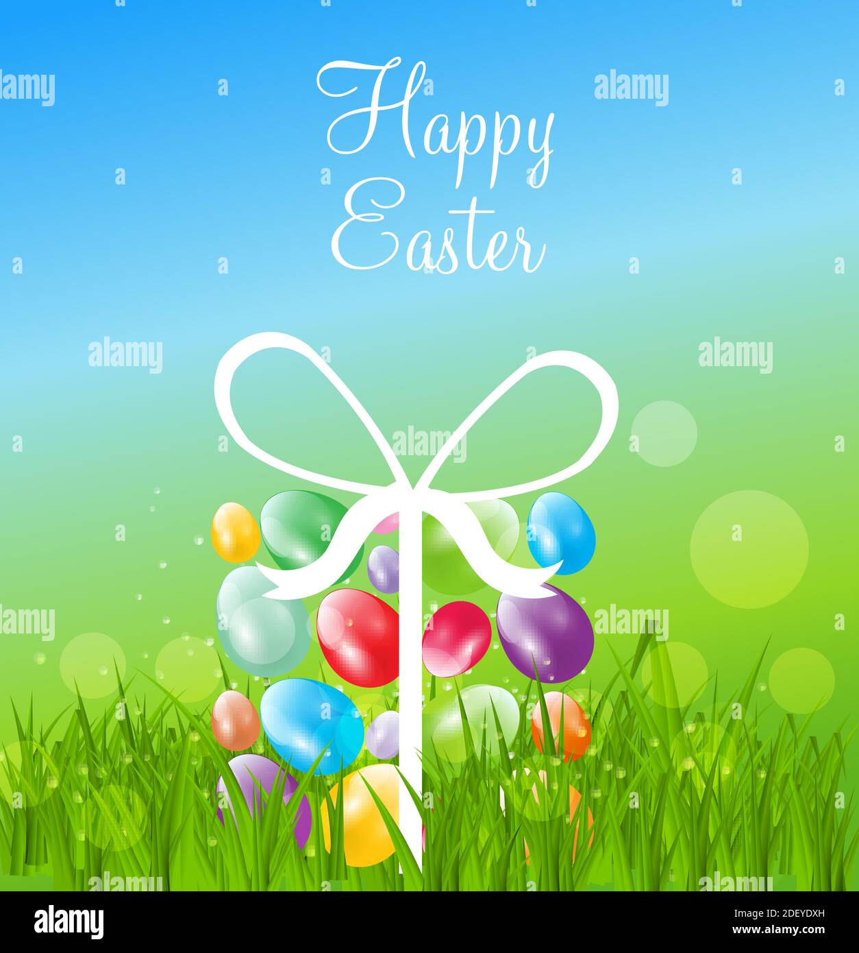 Easter Background Illustration Stock Photo - Alamy