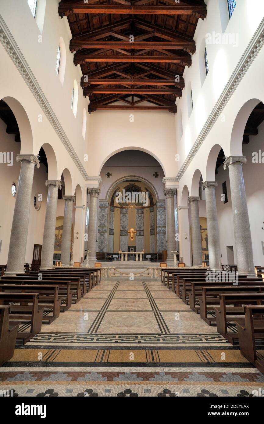 Italy, Rome, Aventine Hill, church of Sant'Anselmo Stock Photo - Alamy