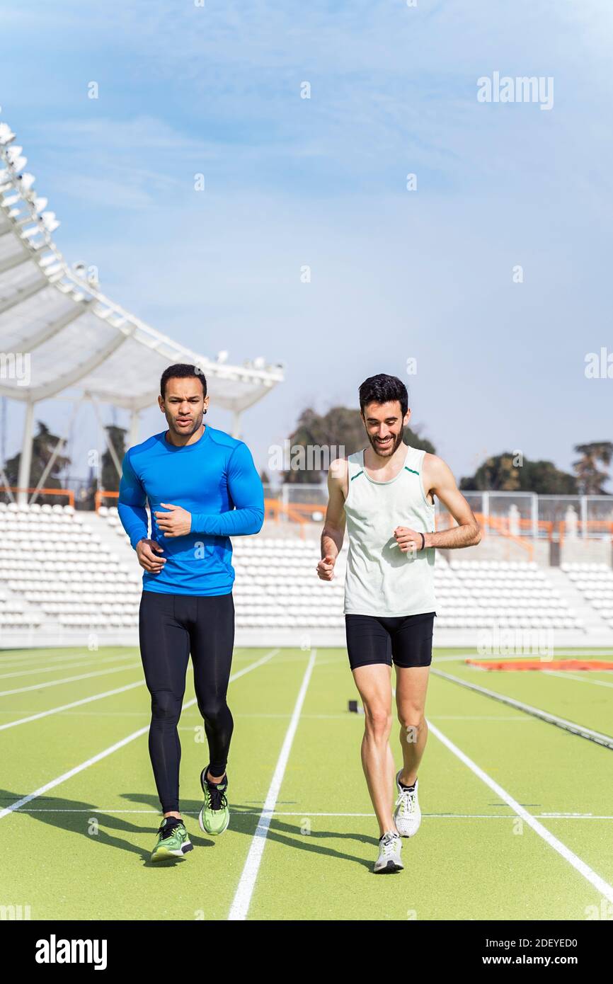 Athletes practicing a run hi-res stock photography and images - Alamy