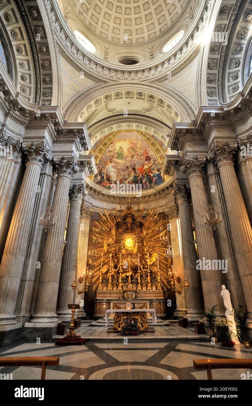 Santa maria in portico in campitelli interior hi-res stock photography ...