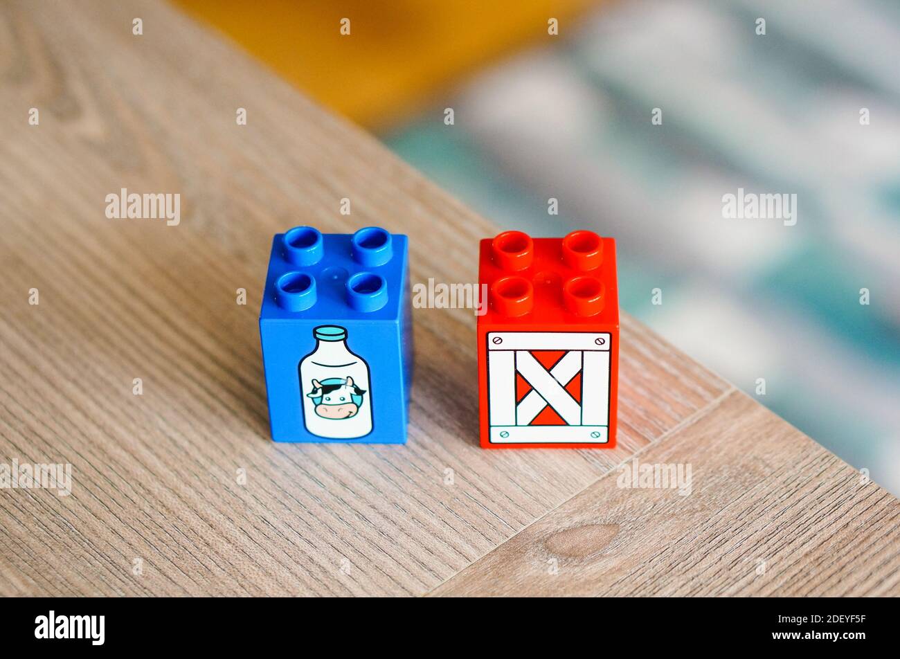 Lego pieces floor hi-res stock photography and images - Alamy