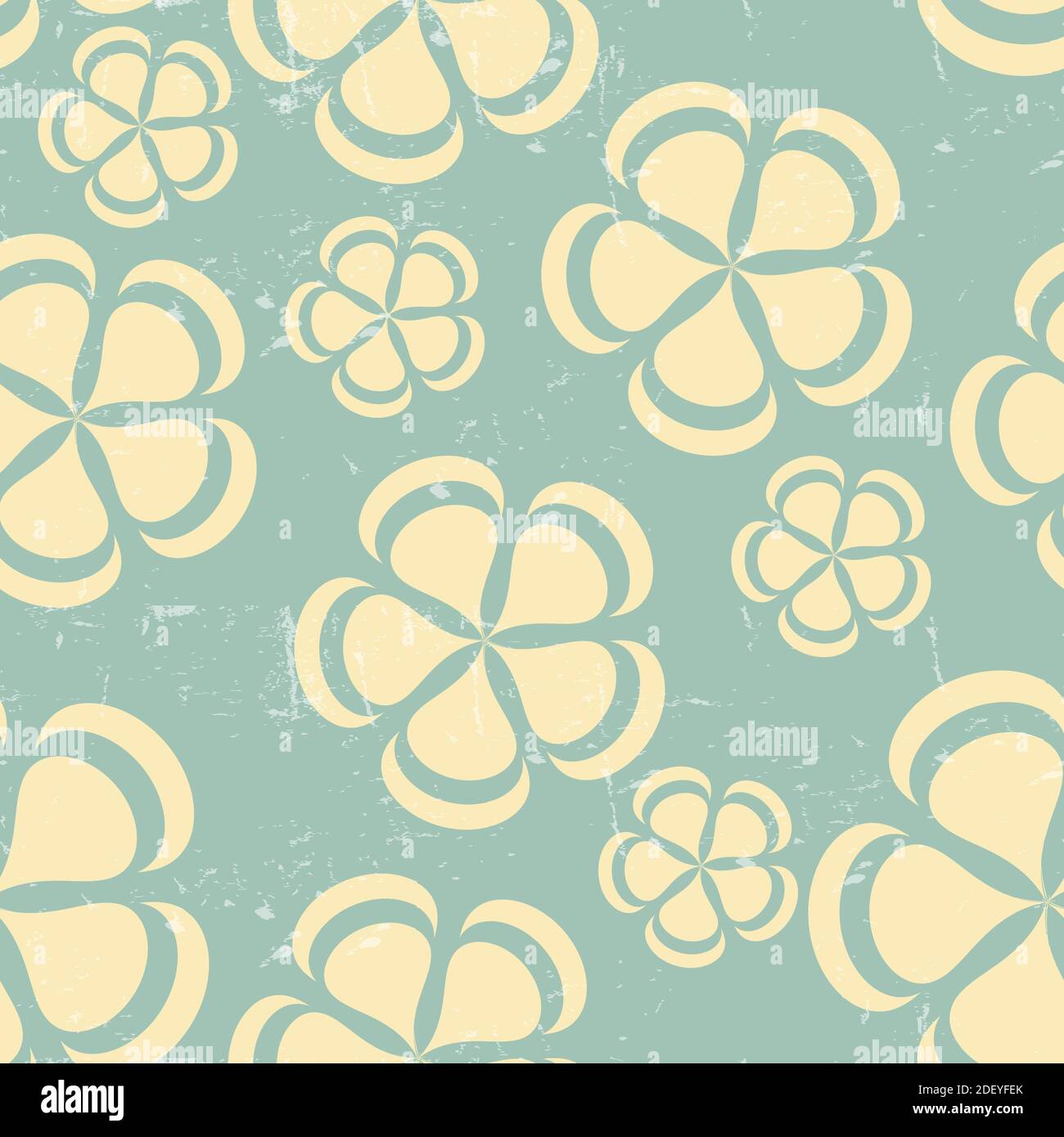 Grunge Retro flower pattern background seamless Stock Photo - Alamy