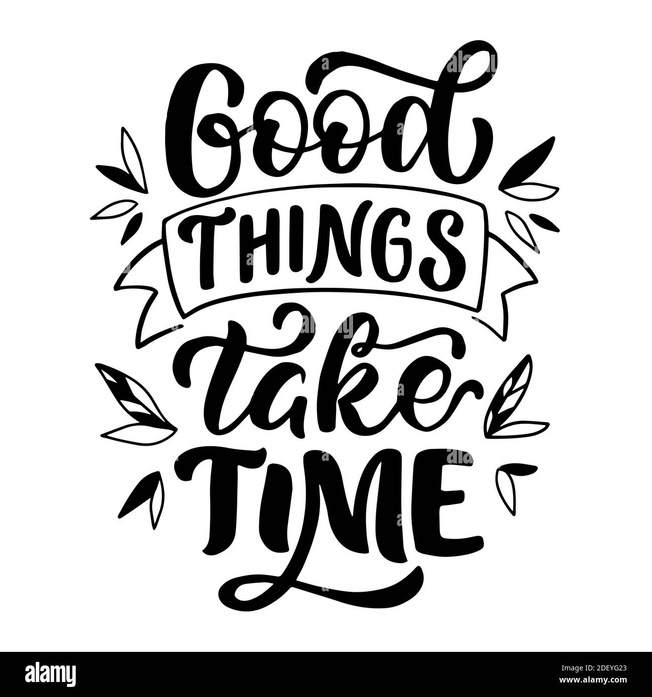 Vector image inscription good Stock Vector Images - Alamy