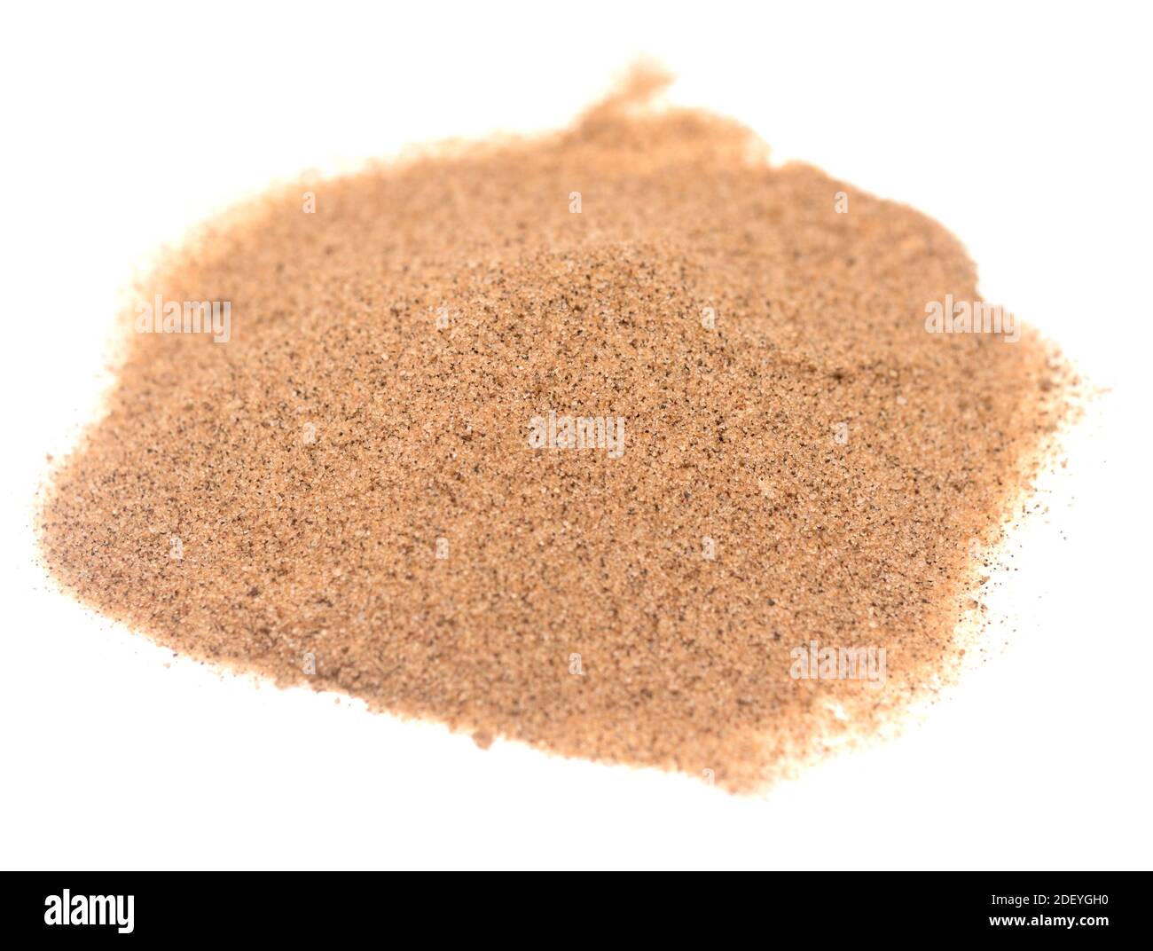 Sand isolated on white background Stock Photo - Alamy