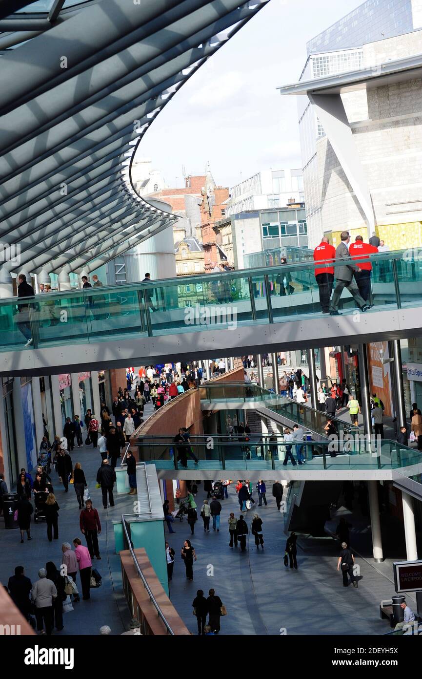 Liverpool ONE Retail Shopping Mall Stock Photo - Alamy