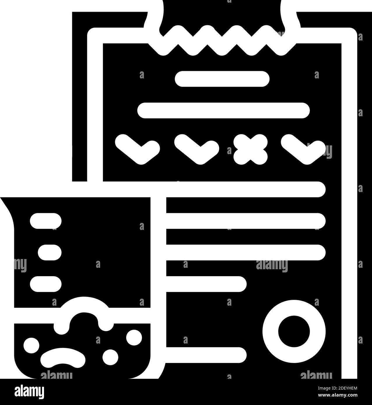 soil analysis glyph icon vector illustration black Stock Vector Image ...