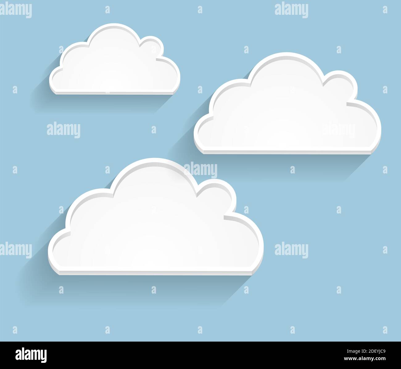 Abstract Cloud Background Illustration. EPS 10 Stock Photo - Alamy