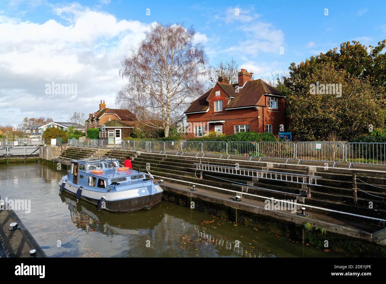 Small river boat hi-res stock photography and images - Alamy