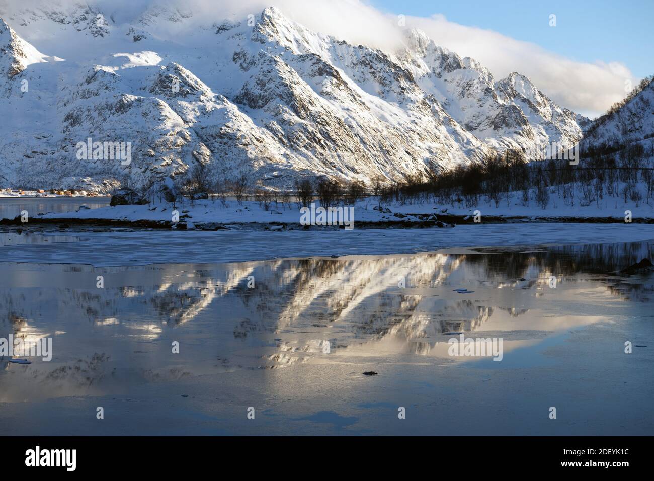 beautiful Norwegian landscape at the Lofoten Islands. Norway. beautiful ...