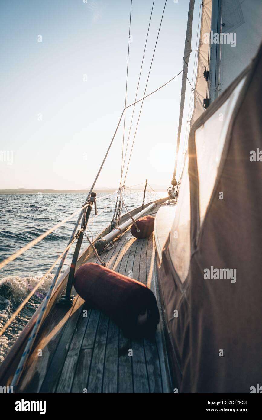 Sailboat deck hi-res stock photography and images - Alamy