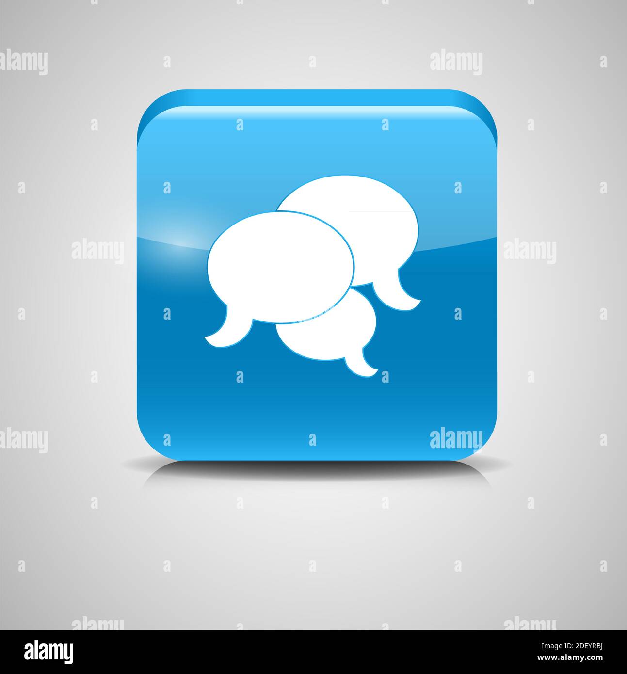 Shine Glossy Computer Icon Feedback Illustration Stock Photo - Alamy