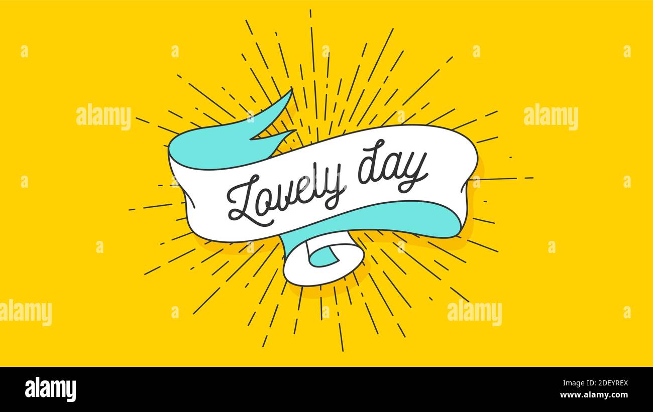 Lovely banner Stock Vector Images - Alamy