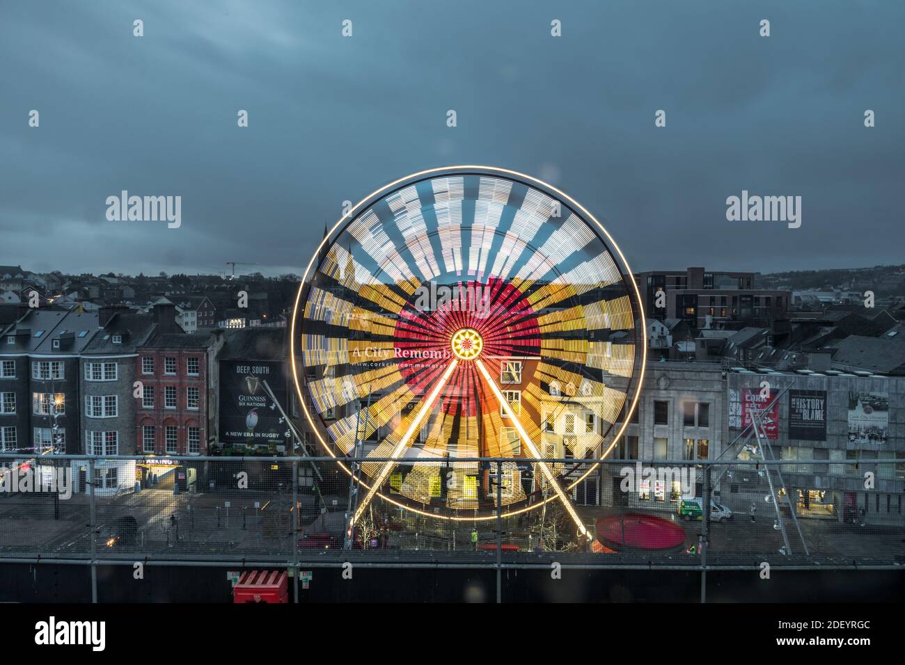 Cork City, Cork, Ireland. 02nd December, 2020. A thirty meter high ...