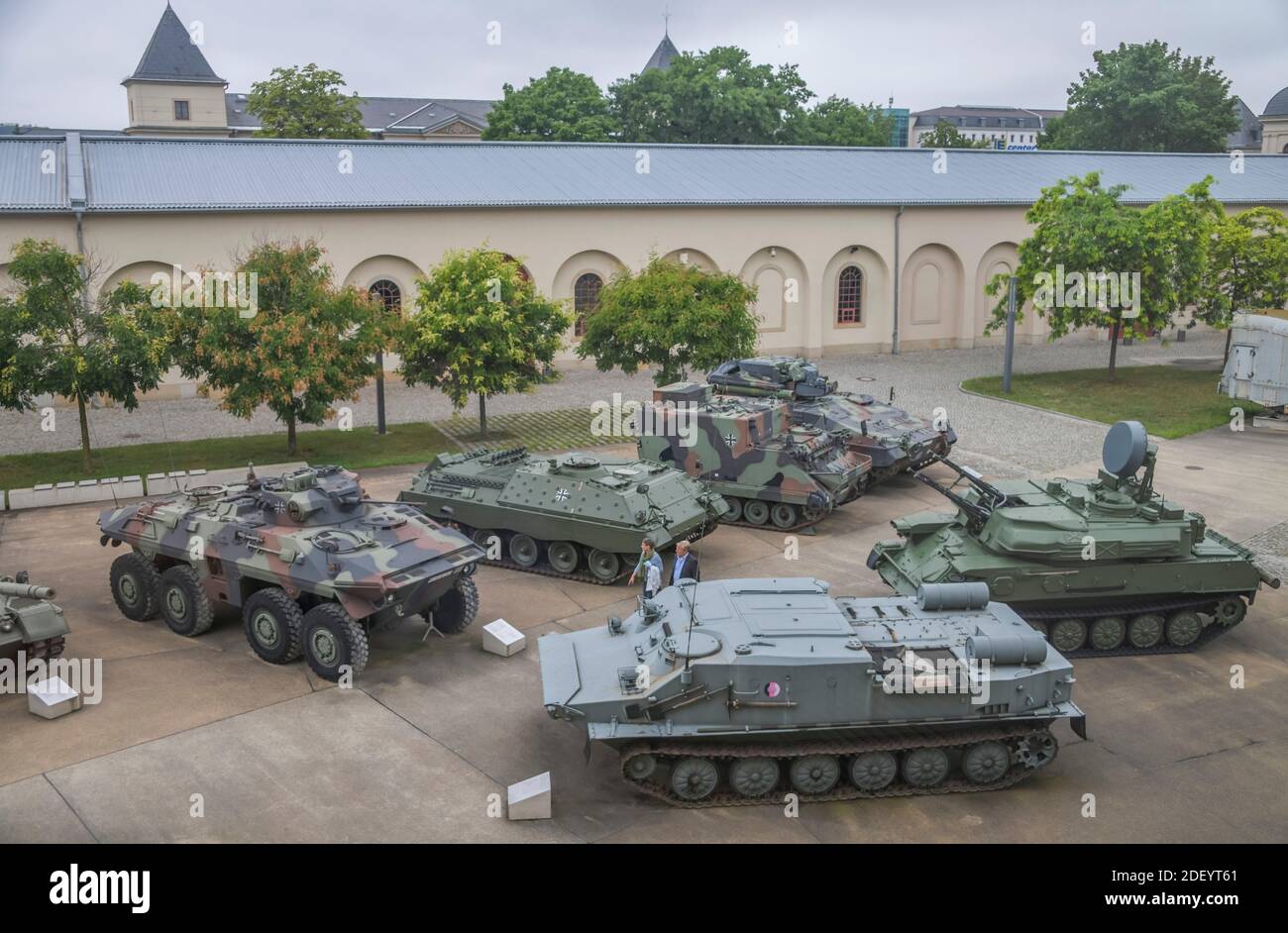Innenhof, Panzer, Militärhistorisches Museum der Bundeswehr ...