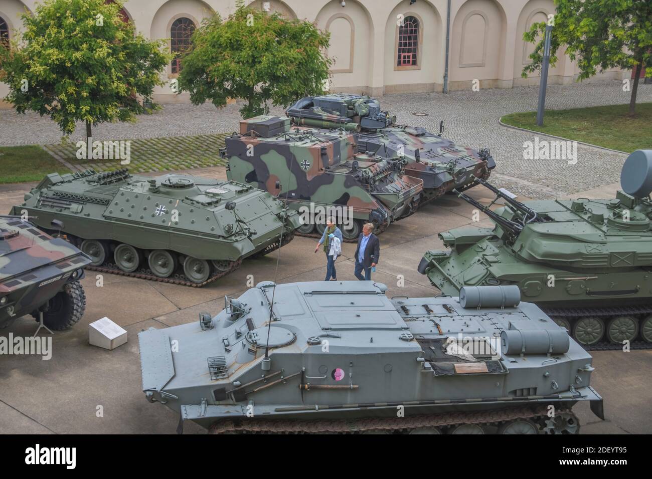 Innenhof, Panzer, Militärhistorisches Museum der Bundeswehr ...