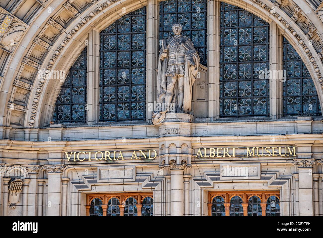 London, UK - June 22, 2018: Victoria and Albert art museum building ...