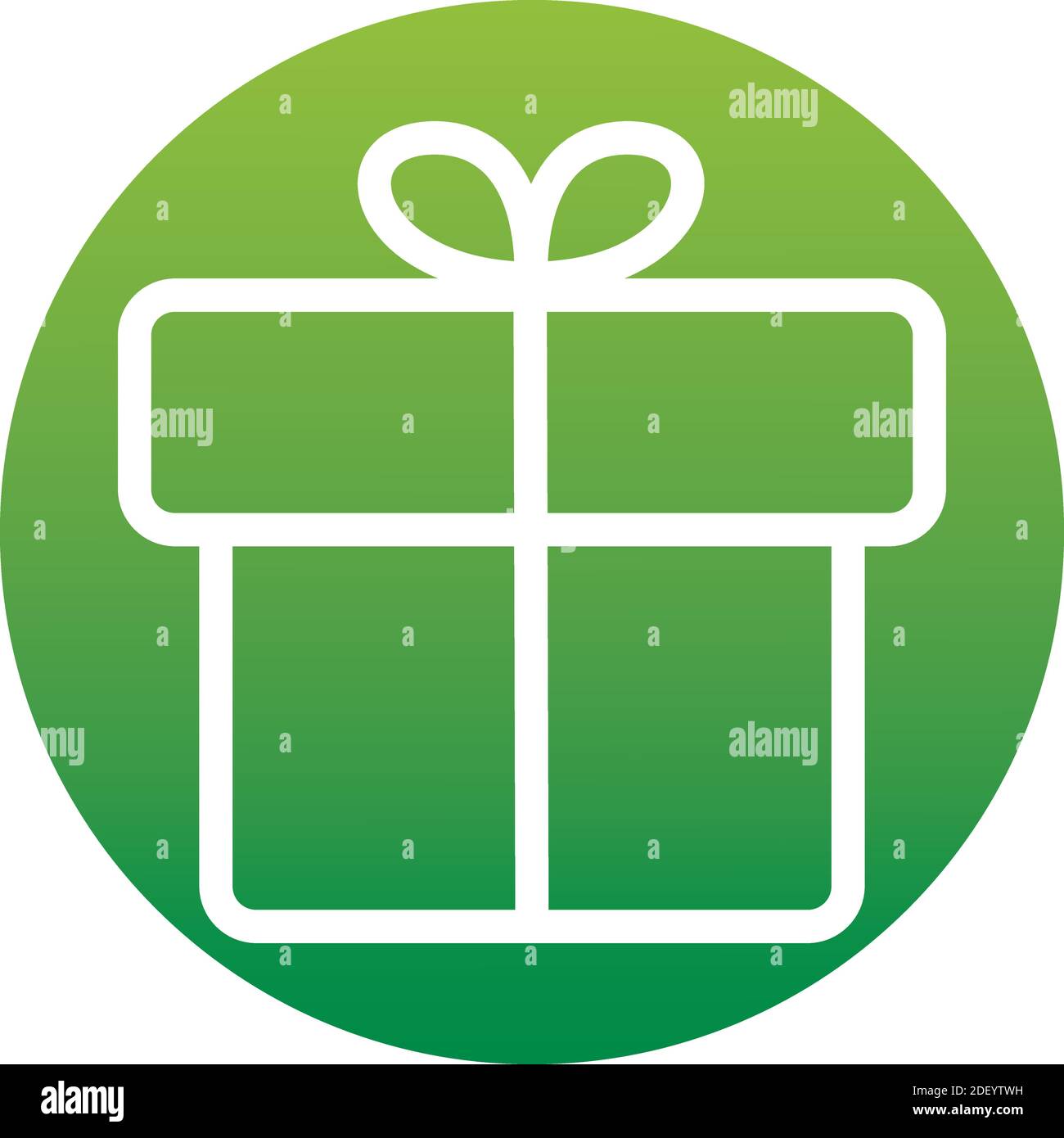 Gift box badge icon Cut Out Stock Images & Pictures - Alamy