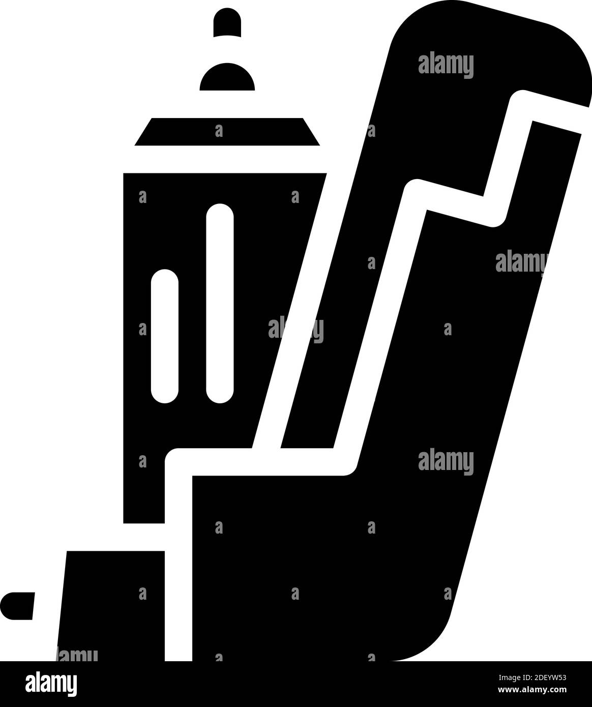 inhaler medical tool glyph icon vector illustration Stock Vector Image ...